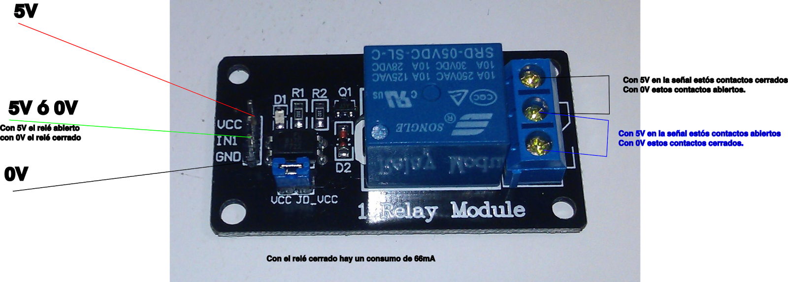 Mis notas: Modulo relé para Arduino