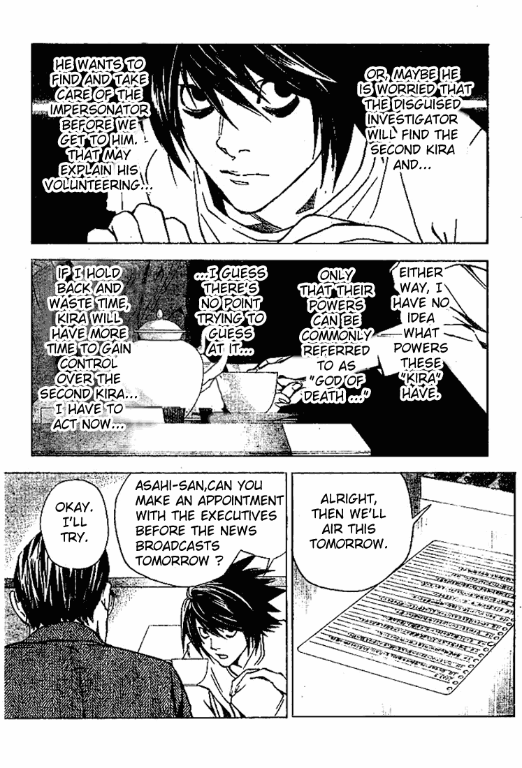Anime In The Heart Blog: Anime Manga : Death Note Chapter #028 ...