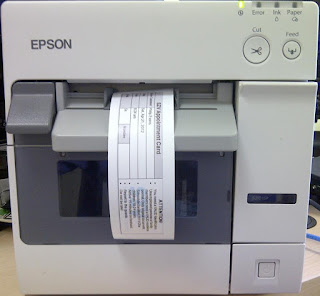 Color Labels On Demand: POD Color Appointment Cards