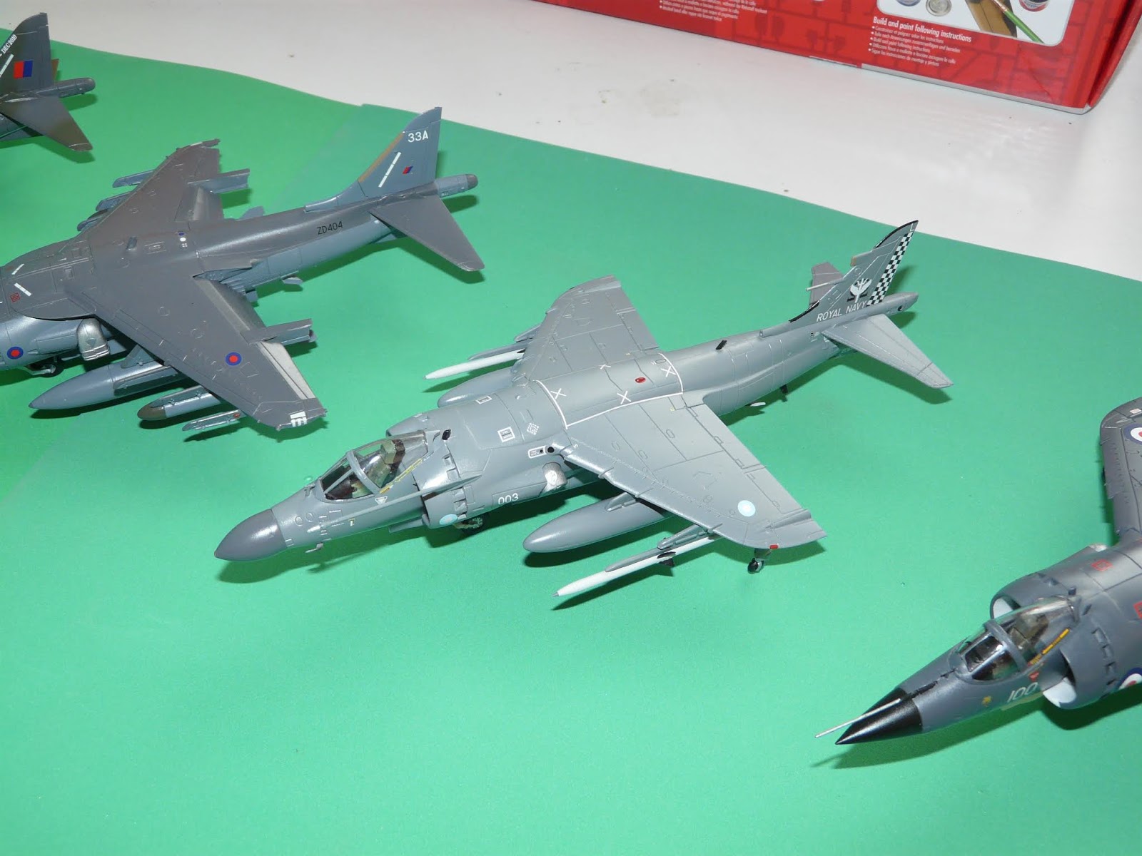 The Aircraft Builder: Works in Progress - Lots of Harriers!