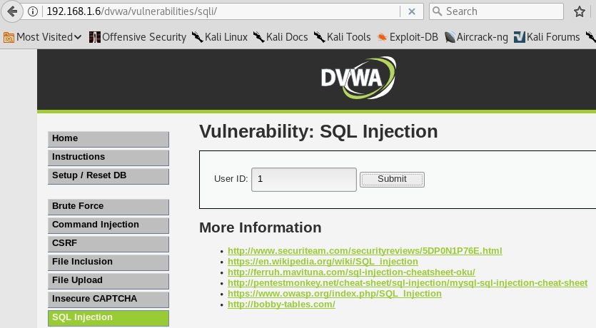 Whitelist Sql Injection V Automation With Sqlmap