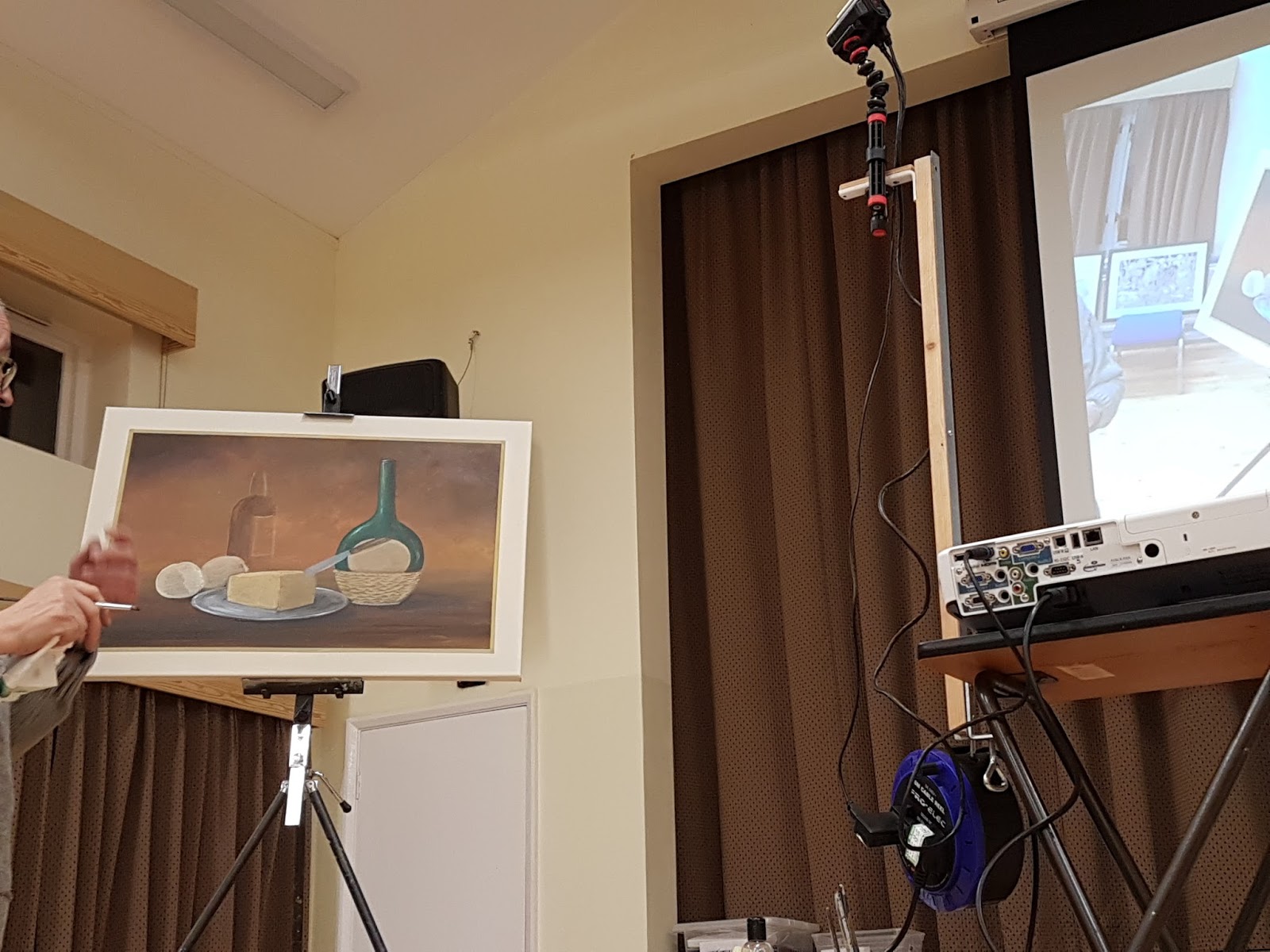 Virginia Water Art Society Diary: Edwin Cripps Demonstration 7th March 2018