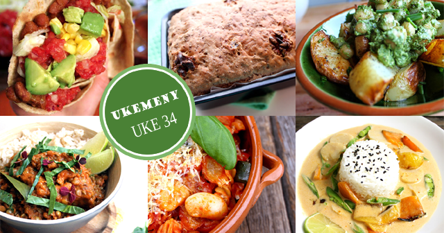 Ukemeny, uke 34 | Veganmisjonen