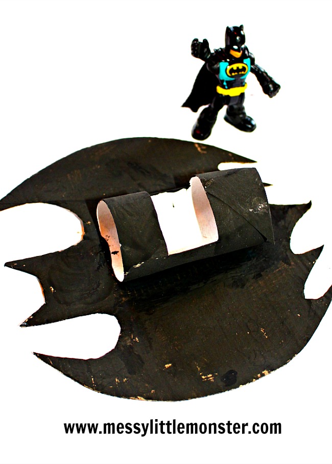 Batman Craft - Batplane - Messy Little Monster