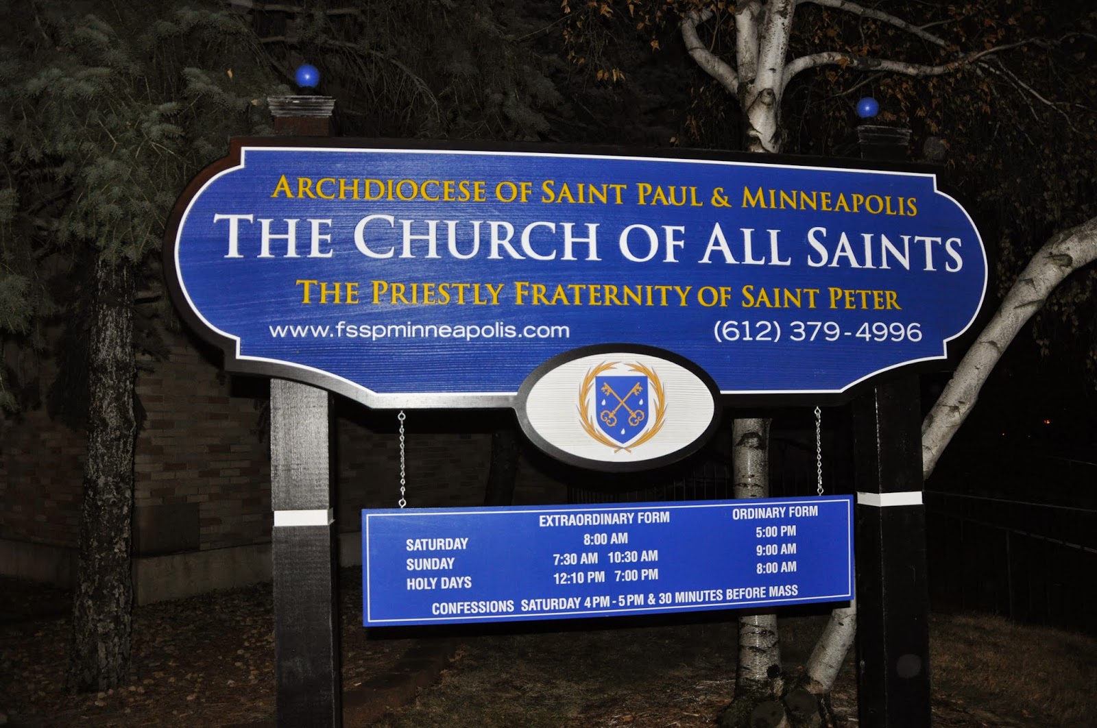 Orbis Catholicus Secundus: New FSSP Parish in Minneapolis