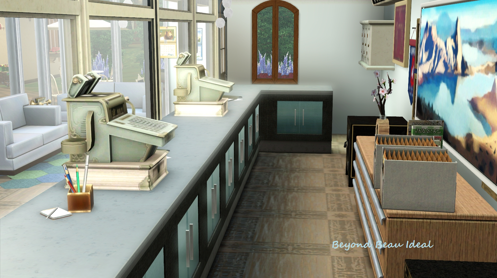 [The Sims 3] The Ticket Center & The German-Cottage Style Bakery 售票中心 ...