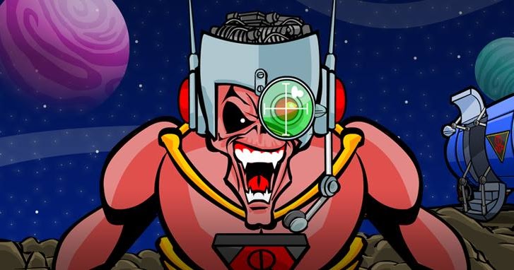Maiden Cartoons: assista vídeo para "Caught Somewhere In Time"