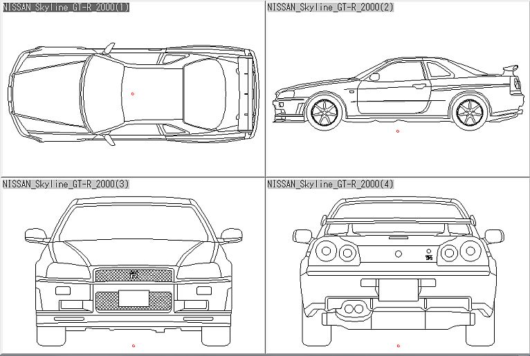 MISCELLANEOUS DATA STORAGE 2 for CAD Drawings: [JWS/DWG] NISSAN Skyline ...