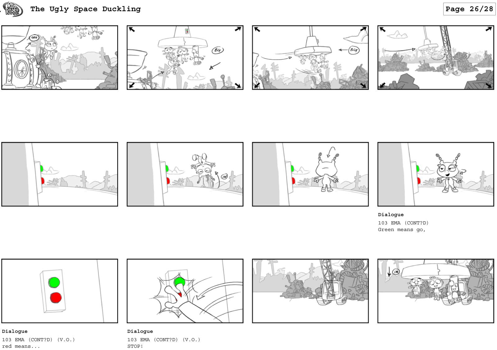 Storyboards: Rob the Robot