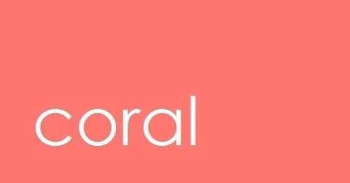 Coral el color del 2019