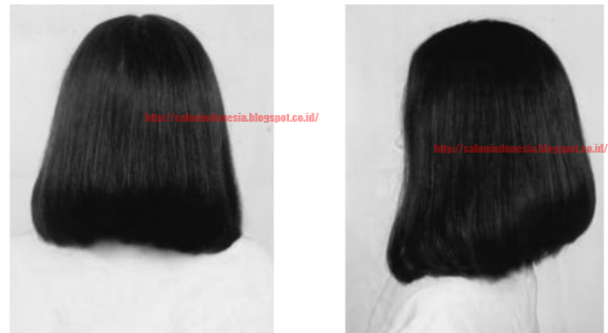 Salon: Pemangkasan Datar Pola Garis Pangkas Diagonal ke Depan (Solid ...