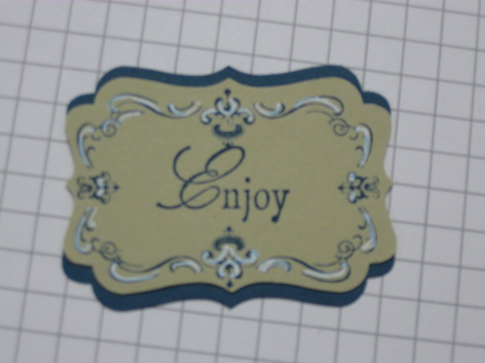 Stampin' on the Prairie: How to Layer the Decorative Label Punch