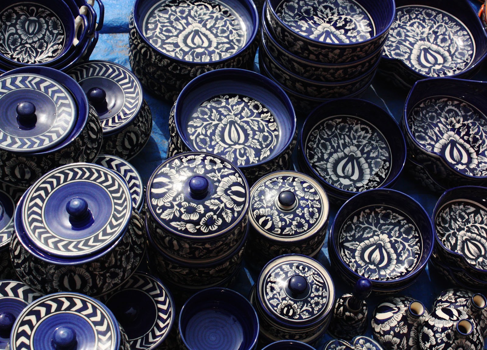 Blue Pottery