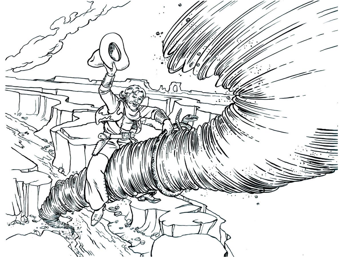 Pecos Bill Coloring Pages Sketch Coloring Page