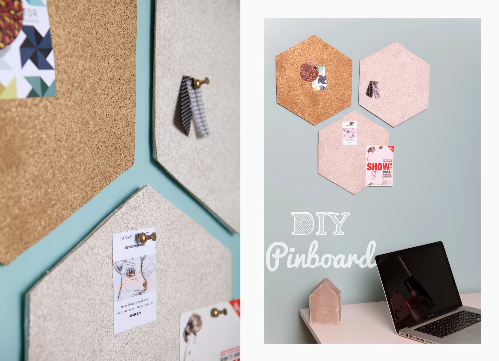 DIY : Geometric Pinboard | chic and sheep