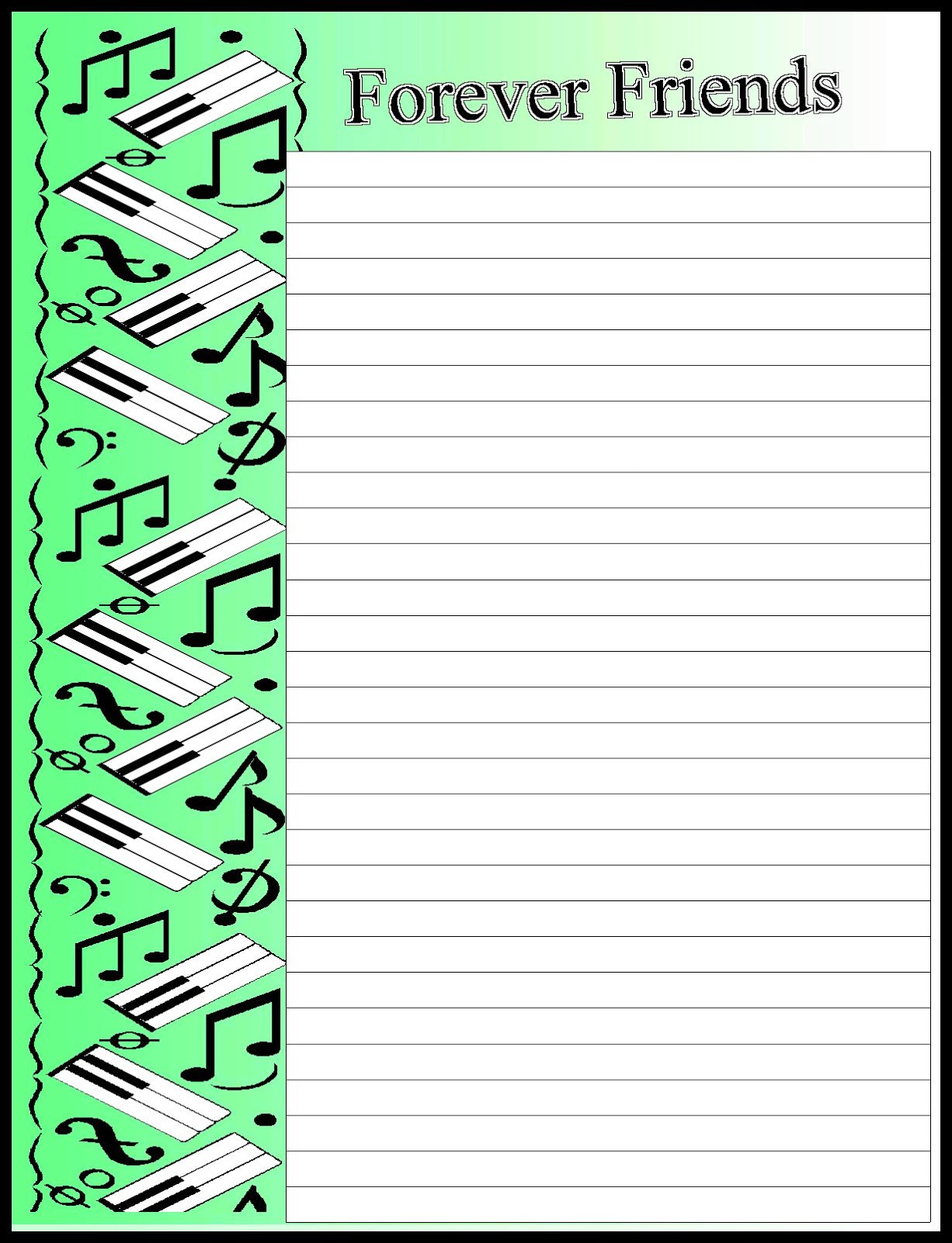 Friendship Stationary