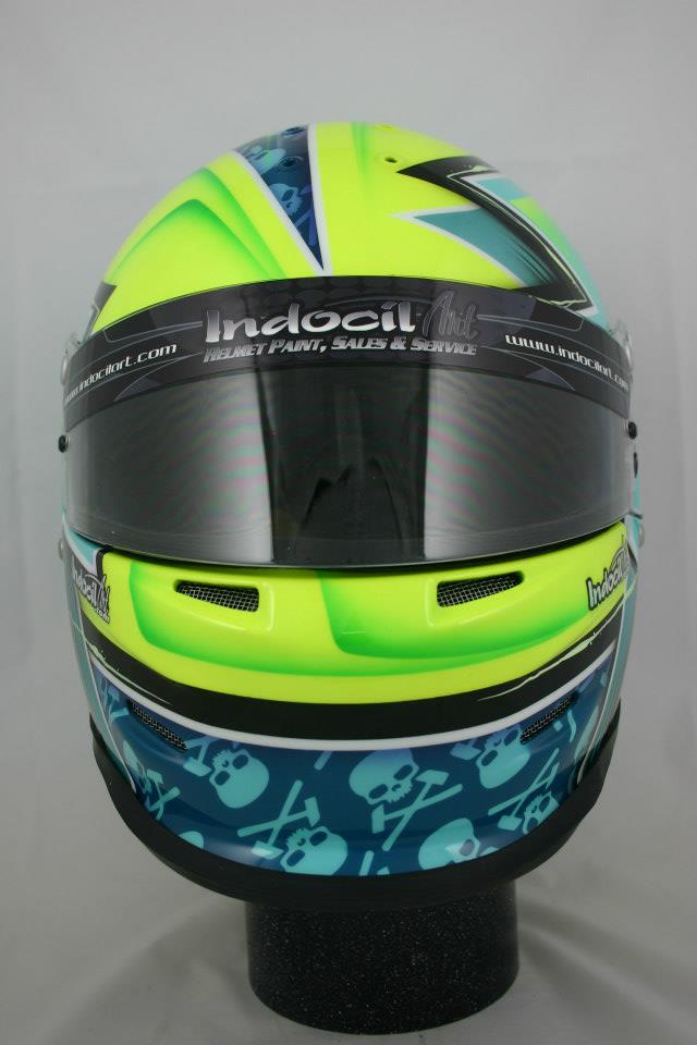 Racing Helmets Garage: Bell RS3 Pro H.German 2012 by Indocil Art