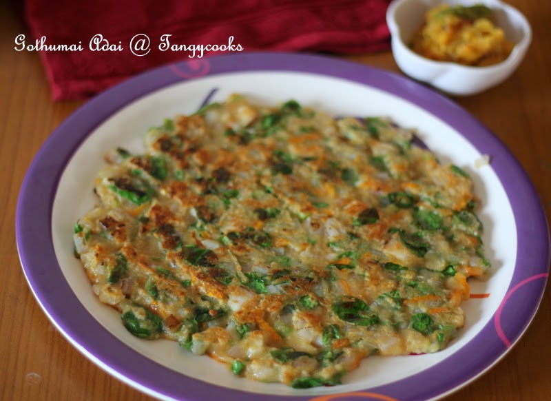 CONCOCTIONS OF A COOKAHOLIC !!!: Gothumai Adai/Gothumai Roti/Wheat ...