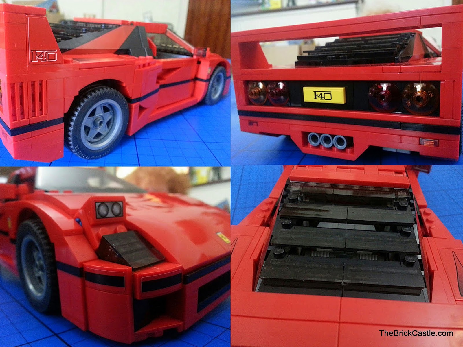 The Brick Castle: LEGO Creator Expert Ferrari F40 set 10248 review