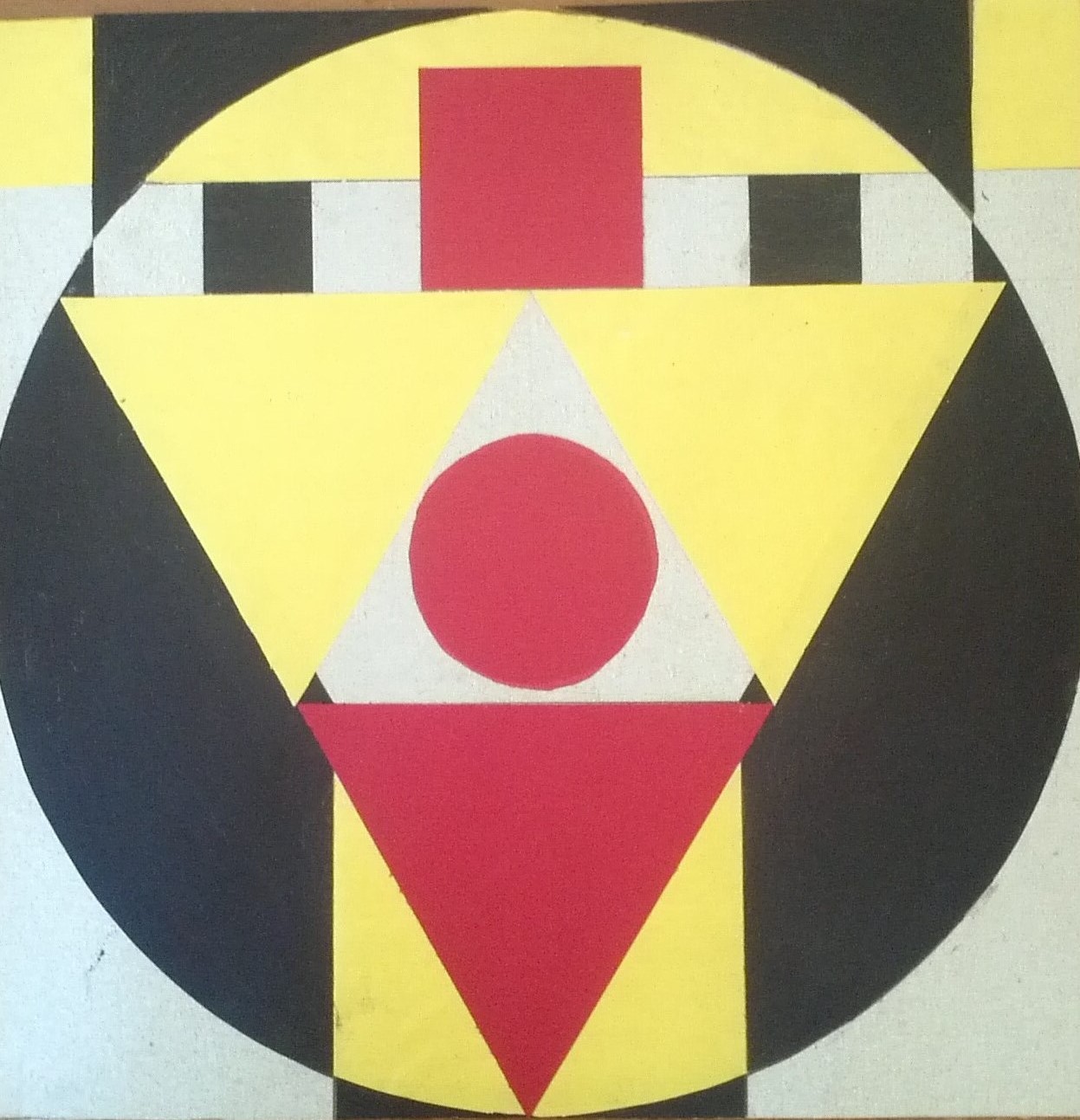 Taller de Plastica UDE: Ejercicio #1. Composición con figuras geométricas