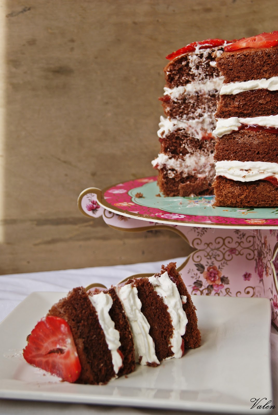 Valentina en la cocina: Four Layer Sponge Cake