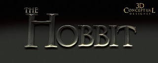 3DconceptualdesignerBlog: Personal Project: The Hobbit 3D Logo Rendered ...