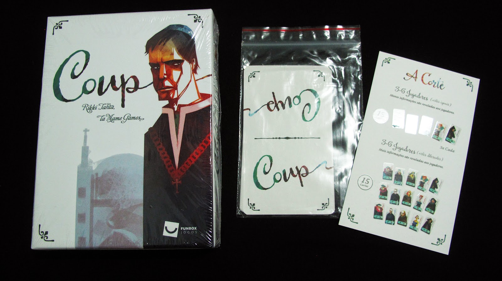 【開箱+幫助卡】Coup (brazilian edition) 政變 (巴西版 FunBox Jogos 集資)
