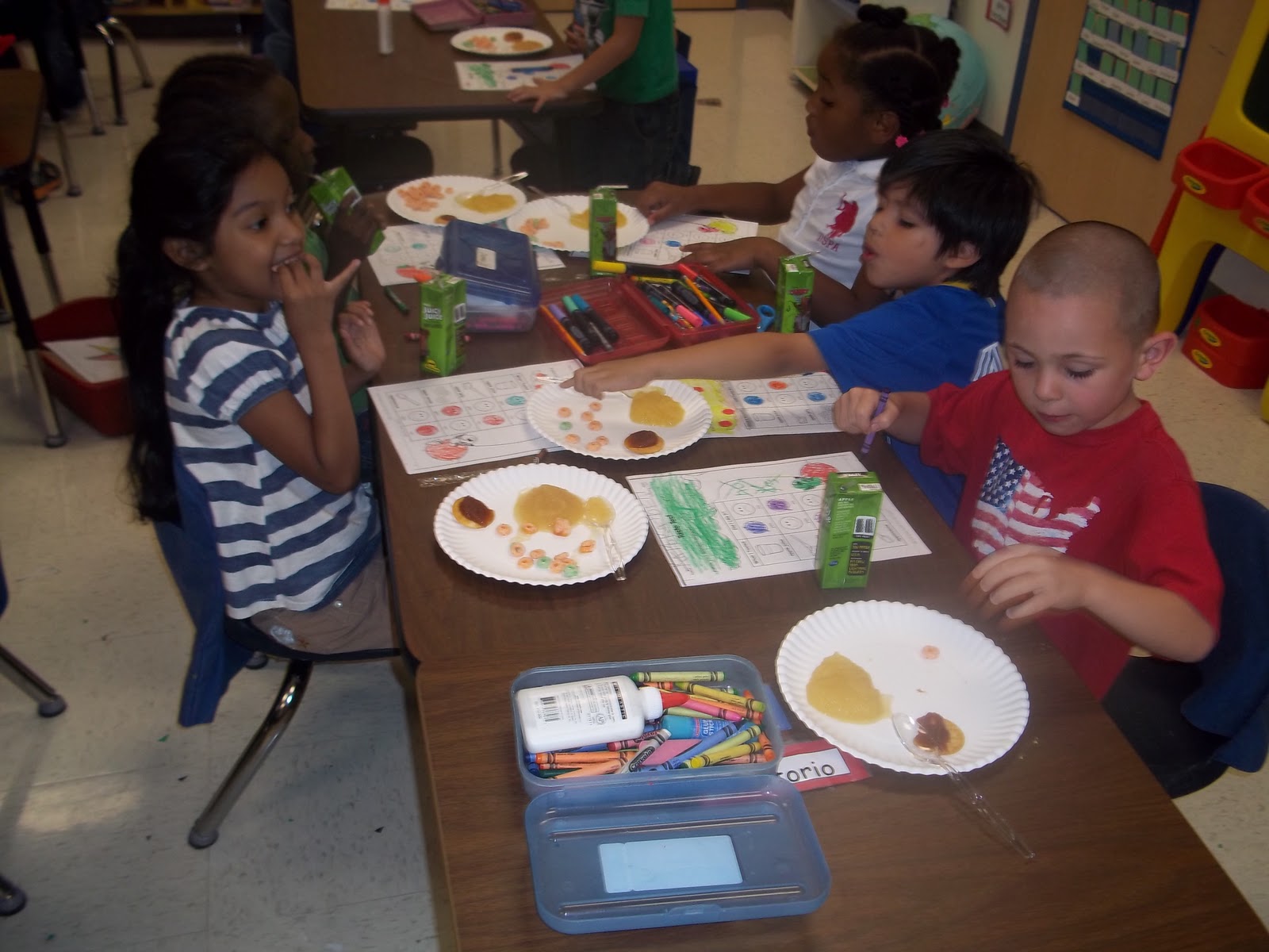 Mrs. Wood's Kindergarten Class: Apple Food Tasting!
