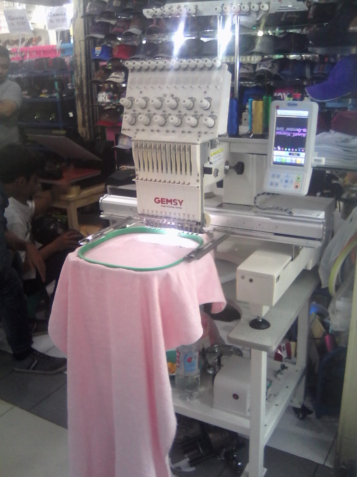 mesin bordir komputer | kursus wilcom punching desain dan teknik bordir ...