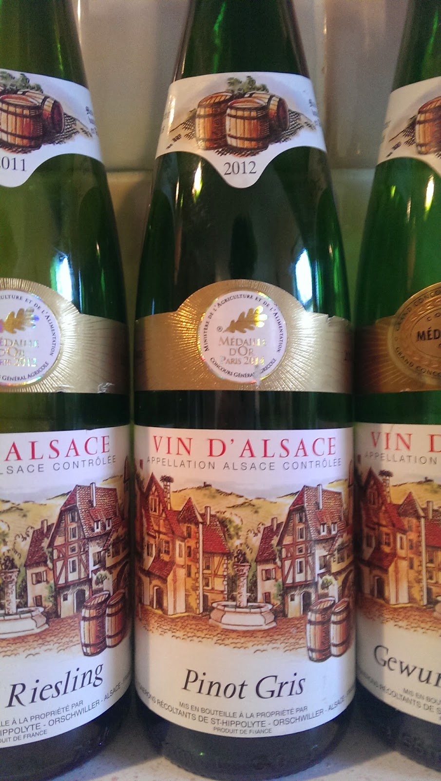 The Cambridge Wine Blogger: Three Alsace Wines