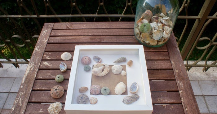 DIY SHELLS FRAME | Francine's Place