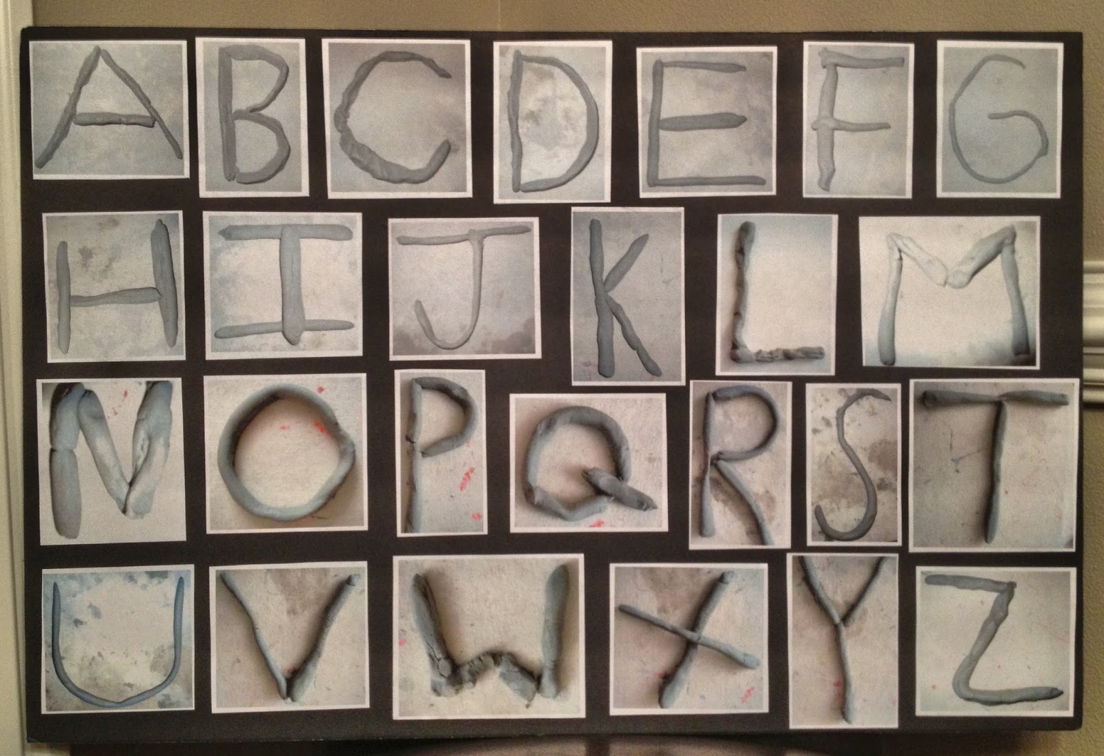 Reggio inspired alphabet lines - rubber boots and elf shoes