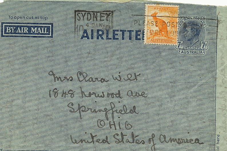 Aerogrammes & Airletters - Philatelic Archeology: Australia: Aerogramme ...