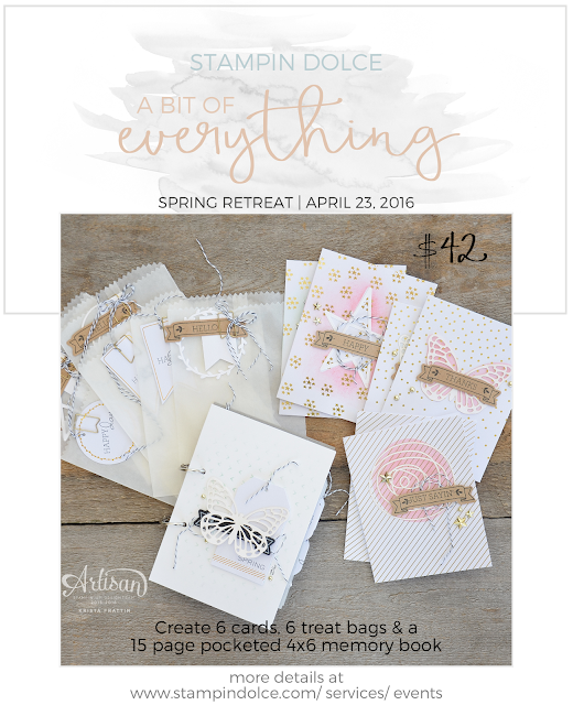 Stampin' Dolce: Dolce Spring Retreat - A bit of Everything Project