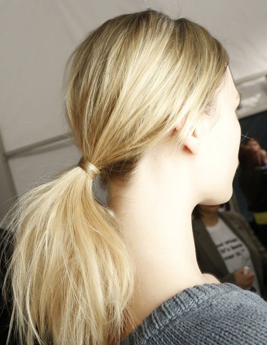 La moda en tu cabello: Coleta baja 2016 Peinados de moda