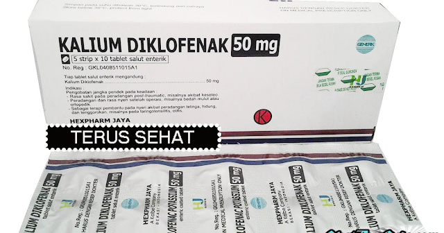 Dosis, Efek Samping Dan Cara Mengkonsumsi Obat Kalium Diklofenak ...