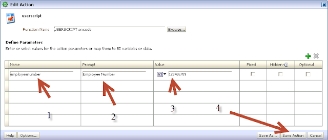 BI / ETL / DWH: How-to: OBIEE 11g Javascript Integration using Action Framework (Browser Script)