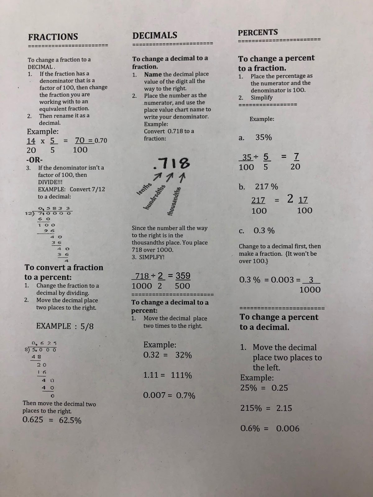 Mrs. Negron 6th Grade Math Class: Lesson 8.1 & 8.2