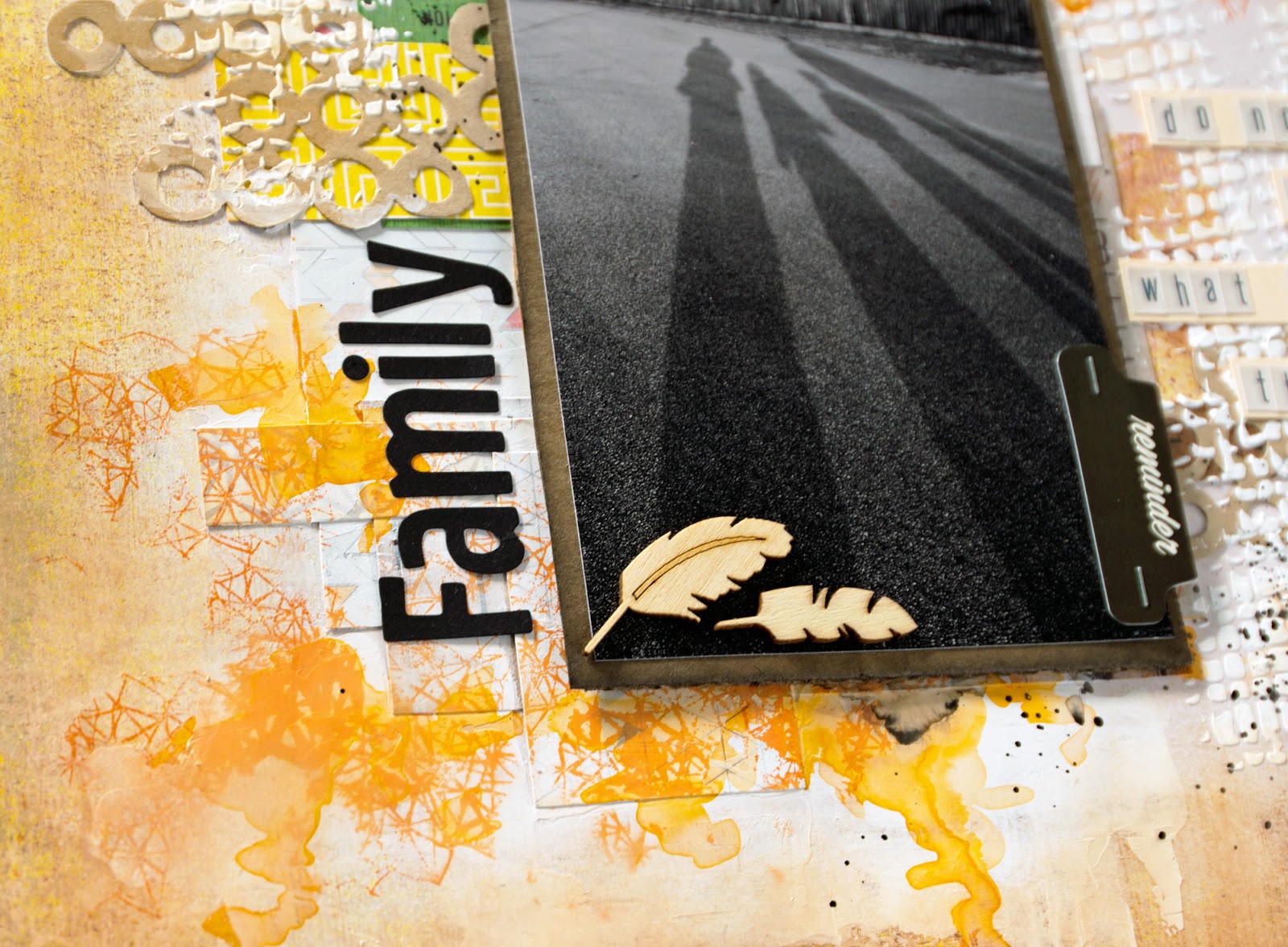 Layout for 123 Get Scrappy! DT: Family - Elina Stromberg