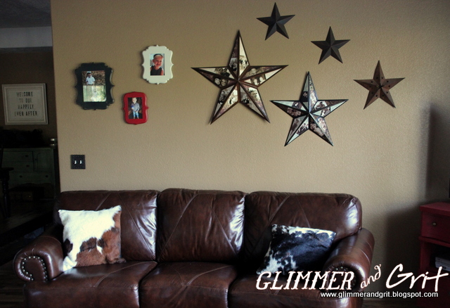 Glimmer And Grit: Mod Podge Photo Star Collage Tutorial