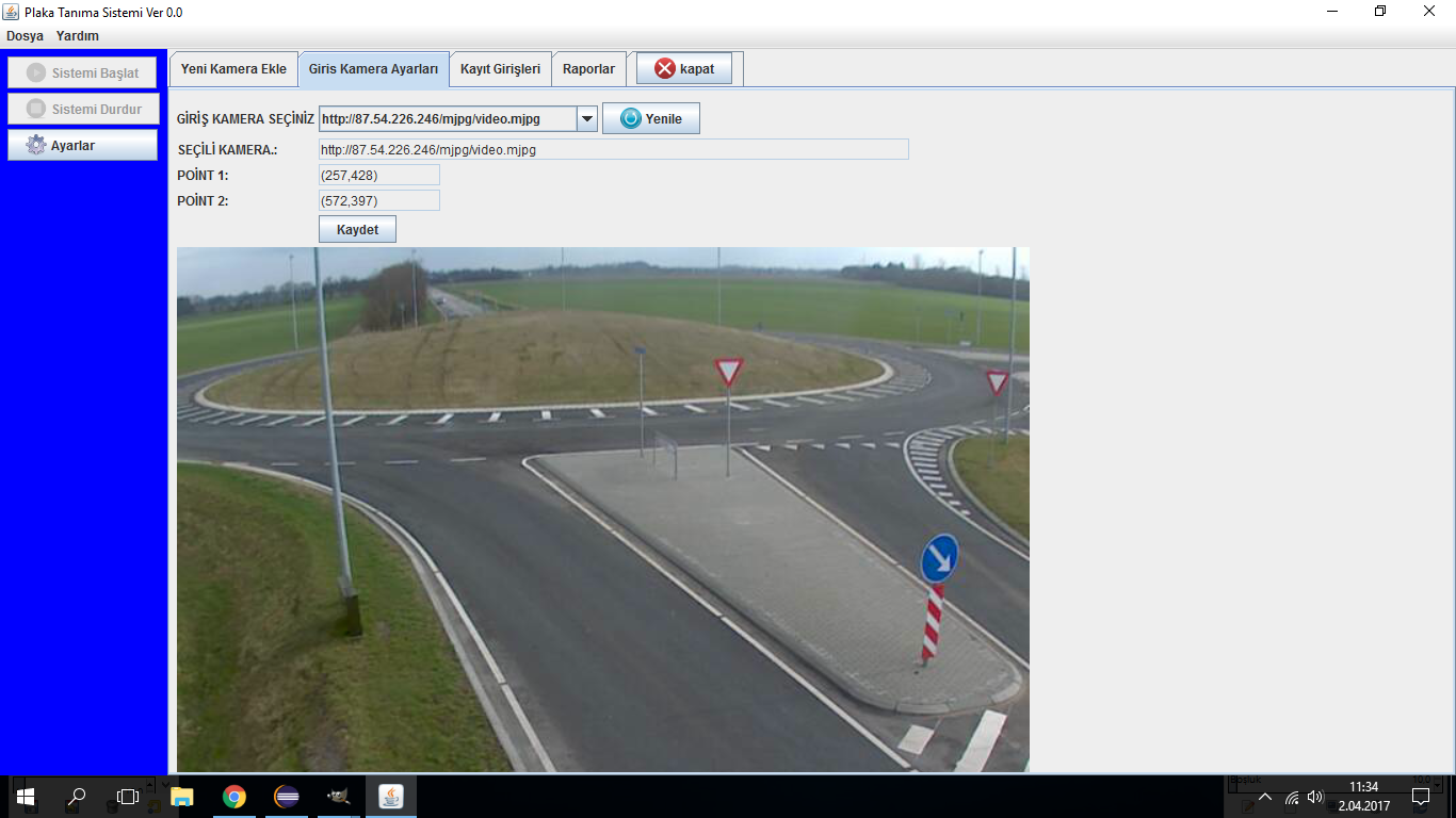 Automatic License Plate Recognition System - JAVA (Image Processing Algorithm) Running Version