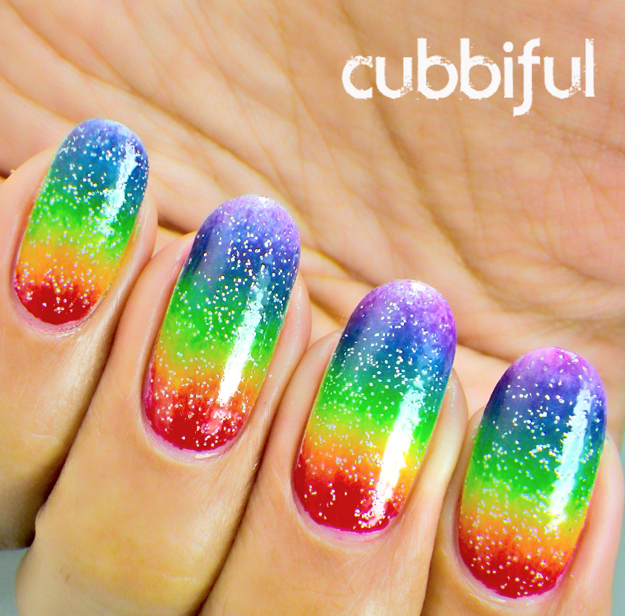cubbiful: 31DC2014 - Day 9: Rainbow Nails