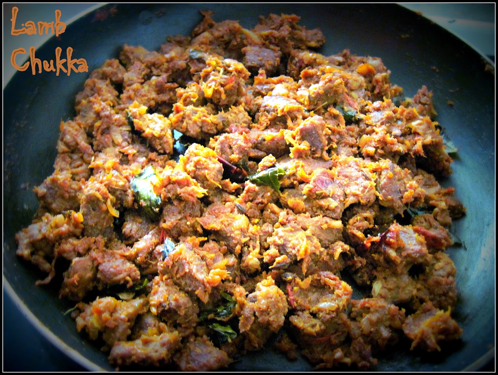 Food.. Food.... and........ Food: Mutton Chukka