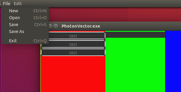 Ubuntu忘備録: Gtk3でメニューバーを作成する
