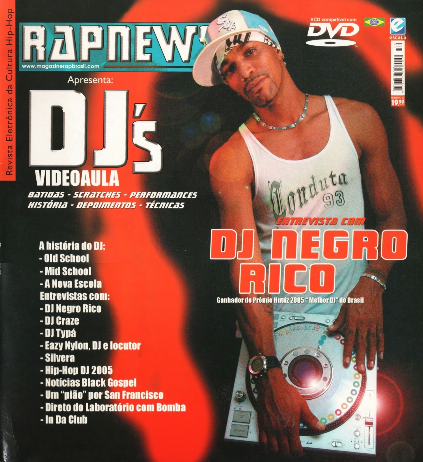 Magazine do Rap: Revista Rap News Vol 12 ( DJ Negro Rico )