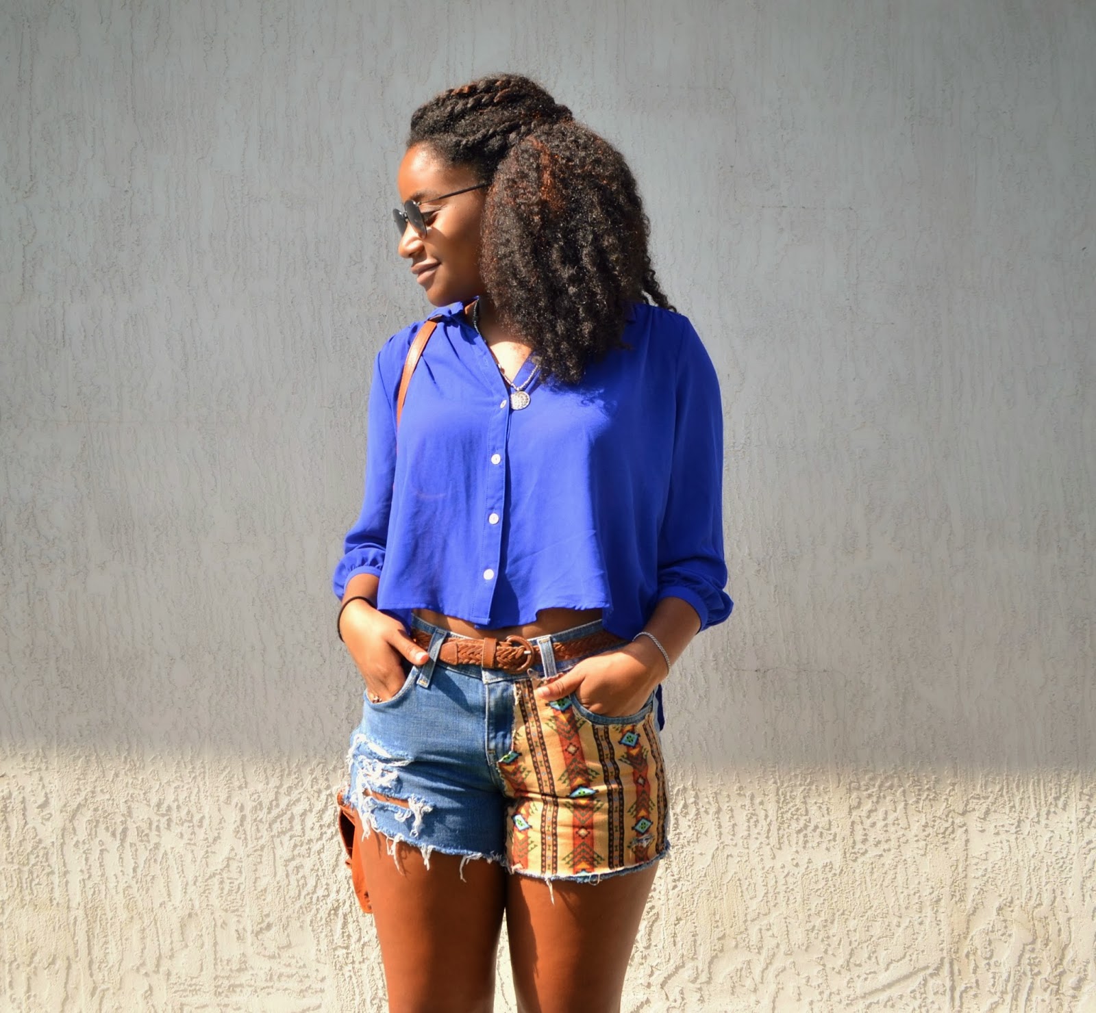 Ootd Diy Printed Shorts • O L I V I A N O E L