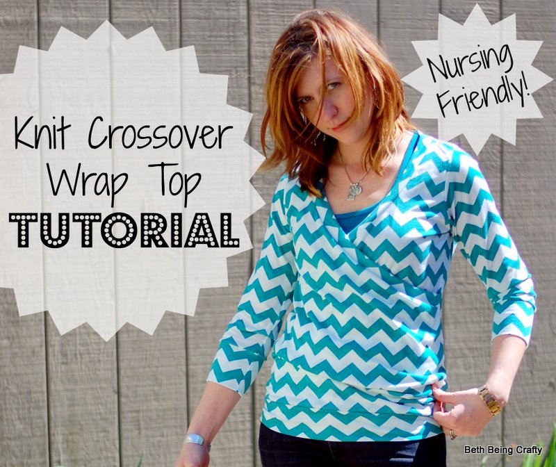 Beth Being Crafty: Crossover Wrap Top Tutorial
