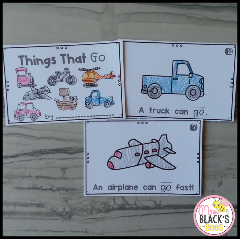 Emergent Readers- Plus a FREEBIE | Mrs. Black's Bees