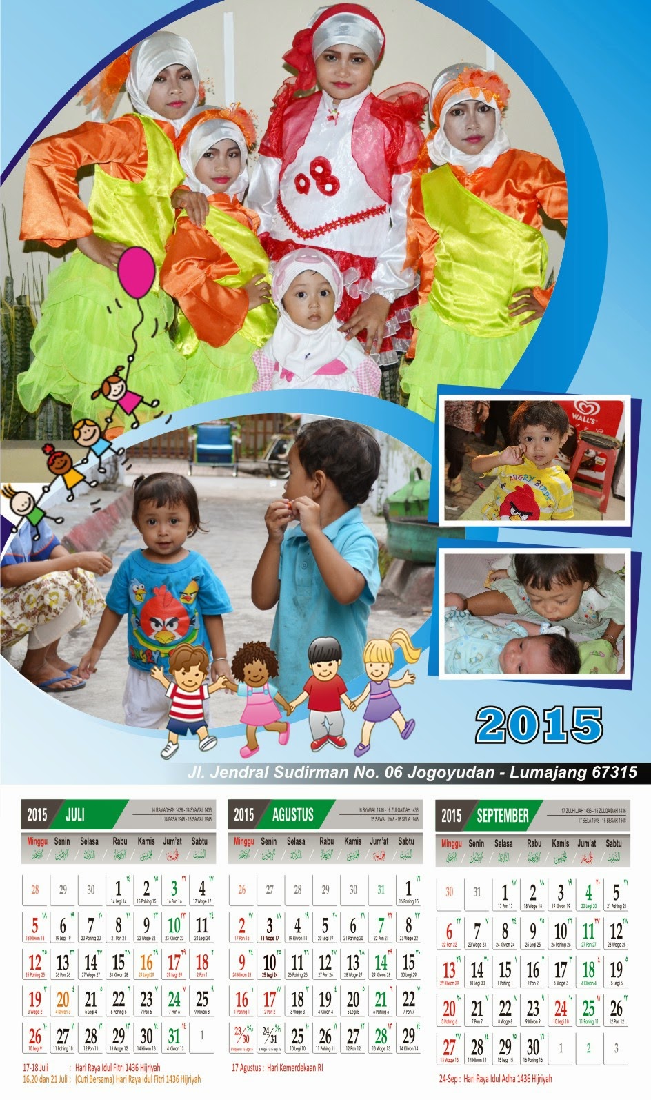 62+ Ide Contoh Desain Kalender 1 Lembar, Desain Kalender