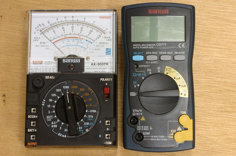 電算機孝行: SANWA CD771 マルチメータ購入